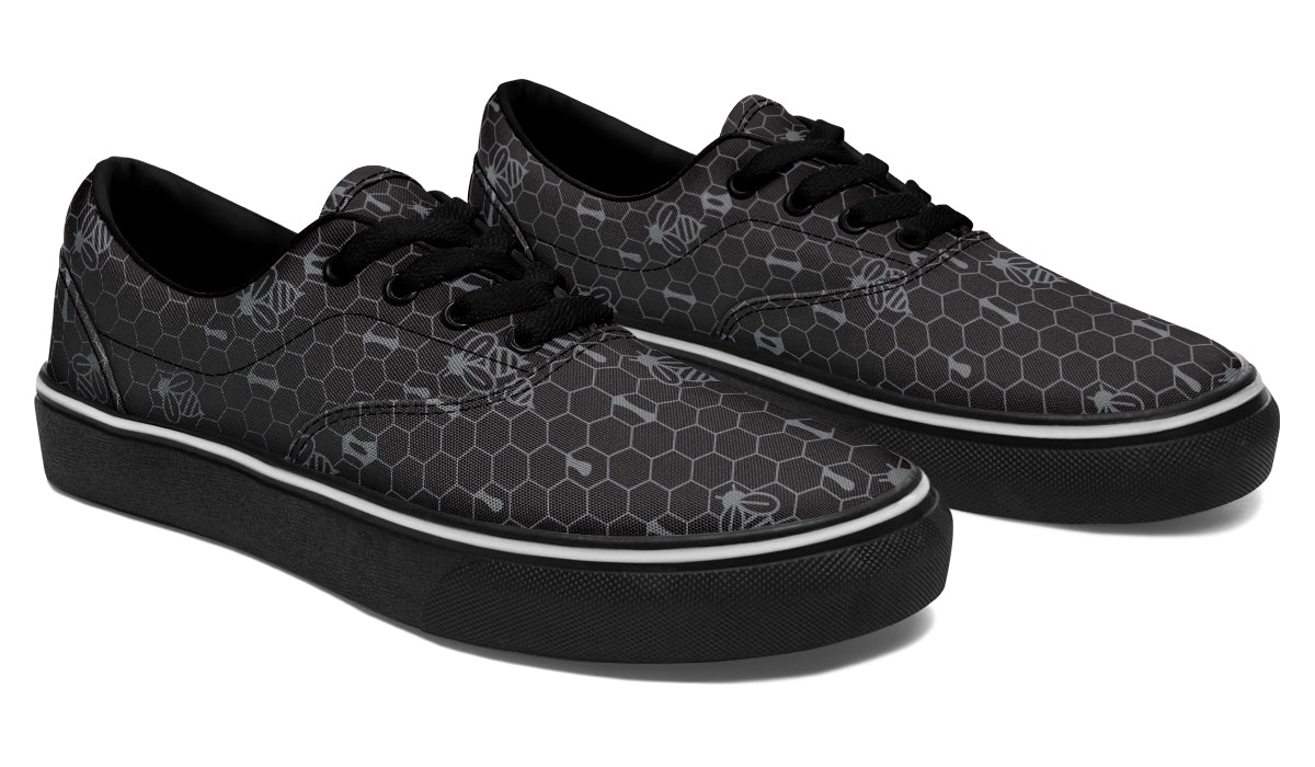 16th Anniversary Honeycomb Black Classic Shoes