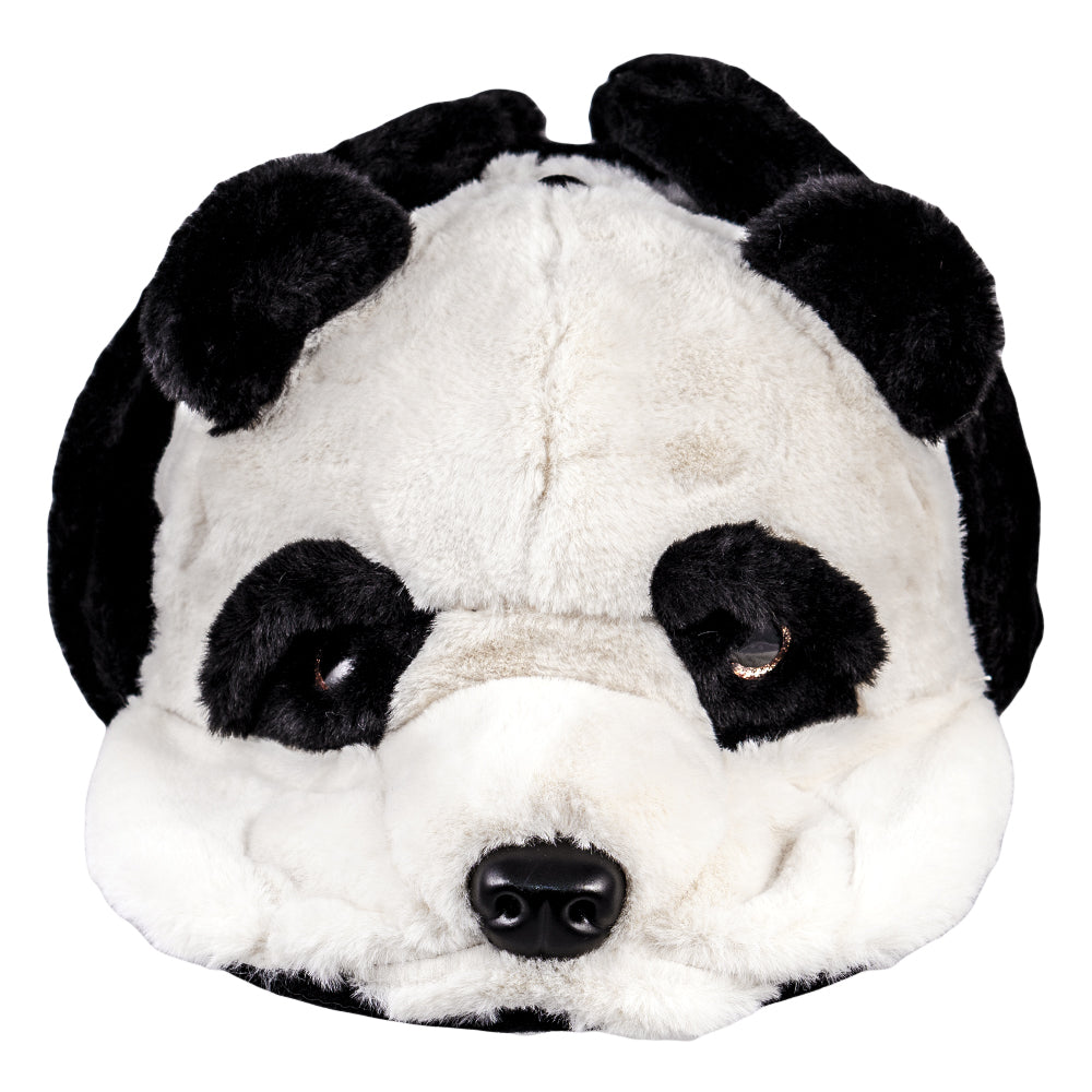 Panda Bear Fur Earflap Fitted Hat – Grassroots California