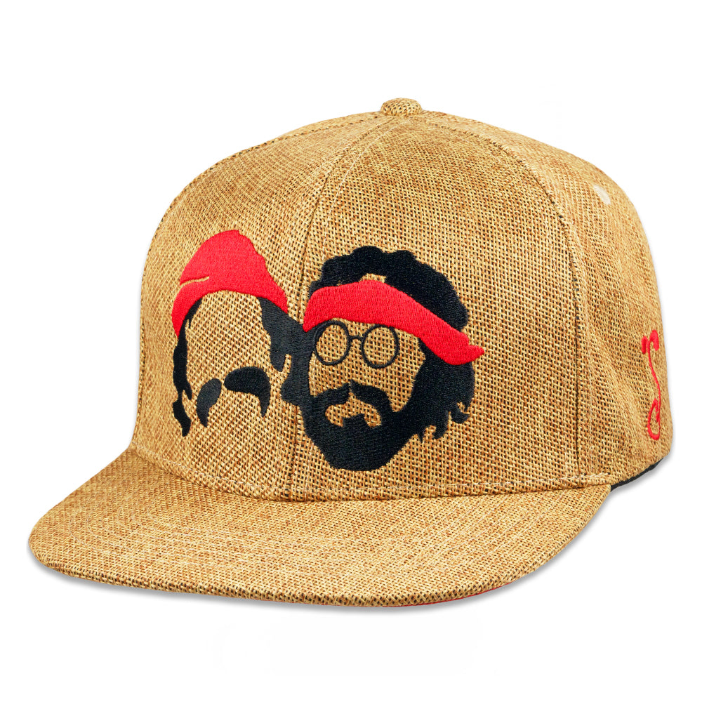 Cheech and Chong Silhouette Tan Snapback Hat – Grassroots California